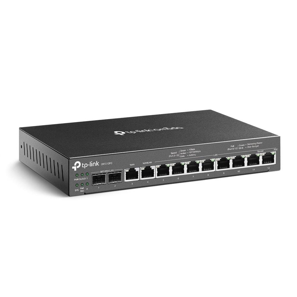 TP-Link ER7212PC Omada Gigabit VPN Router with PoE+ Ports and ...