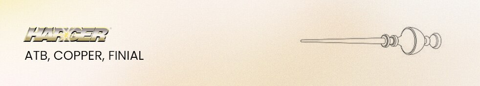 Harger ATB, Copper, Finial Base | WAV